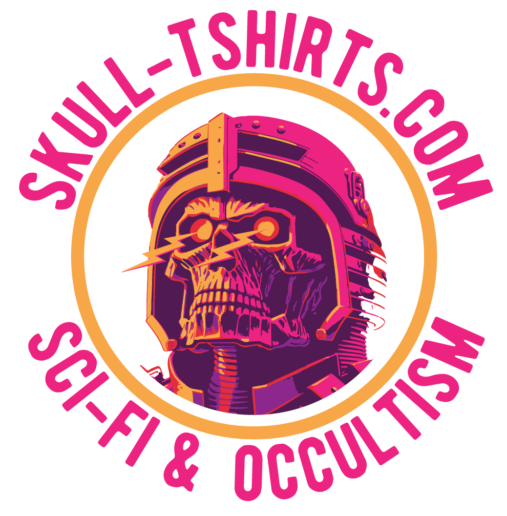 GALACTIC KARMA CYBERPUNK SKULL - skull-tshirts.com